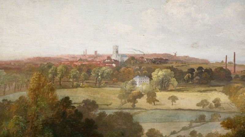 Old paintings of Stoke-on-Trent to go on public display - BBC News