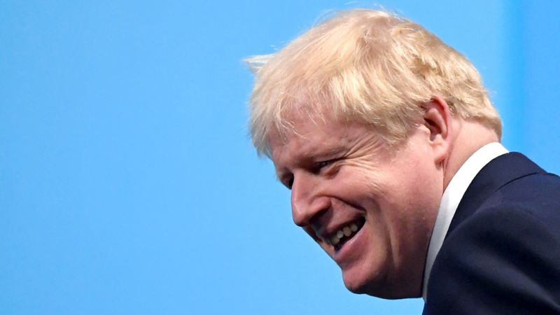 Boris Johnson: May bidding farewell before new PM takes office - BBC News