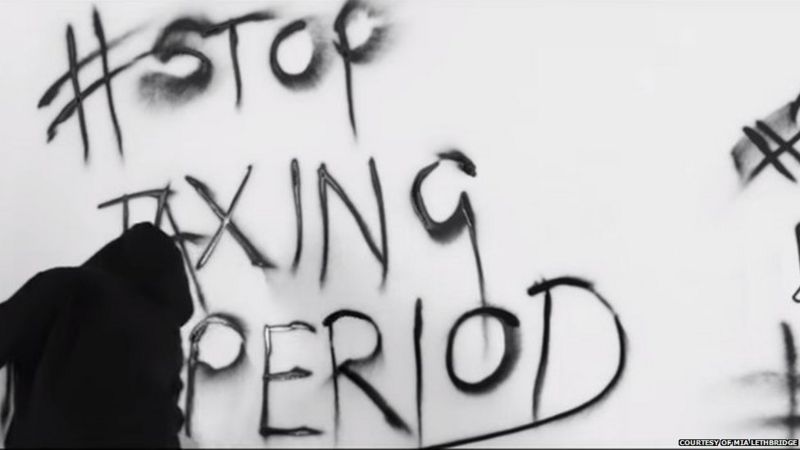 'Drop it coz it's rot': Australia's anti-tampon tax rap - BBC News