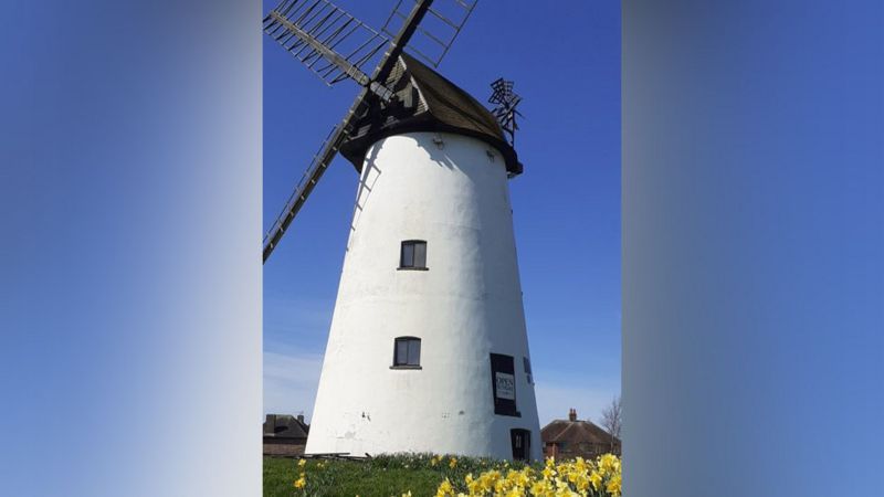 Sail falls off Blackpool's Grade II listed Little Marton Windmill - BBC ...