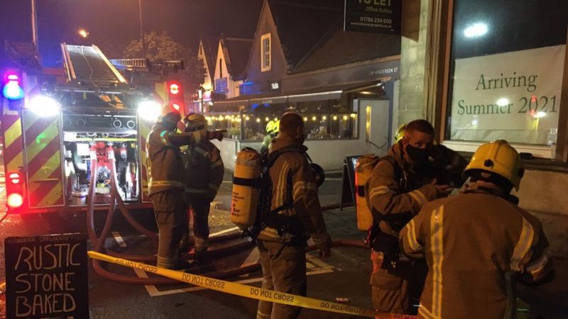 Nick Nairn restaurant badly damaged by fire - BBC News