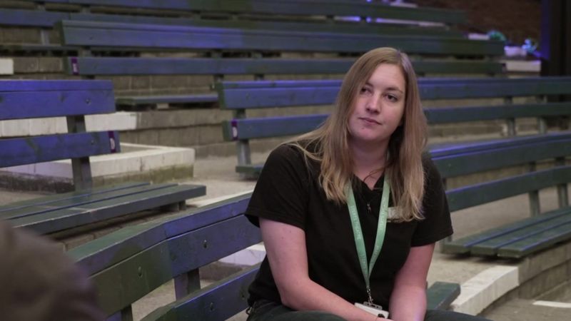 Canopy damage threatens Sterts Theatre's future - BBC News