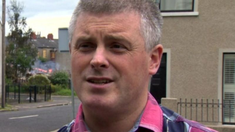 Michael Long threatened while canvassing in Belfast - BBC News