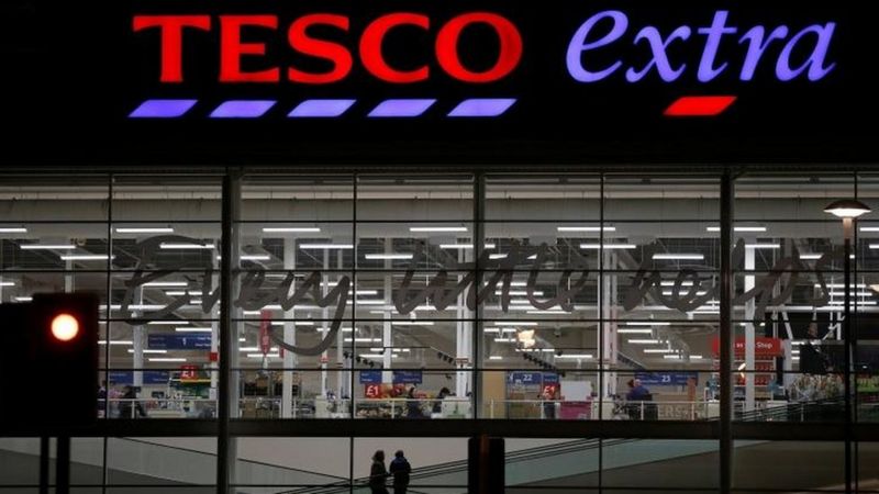 Tesco hails 'strong progress' as sales rise - BBC News