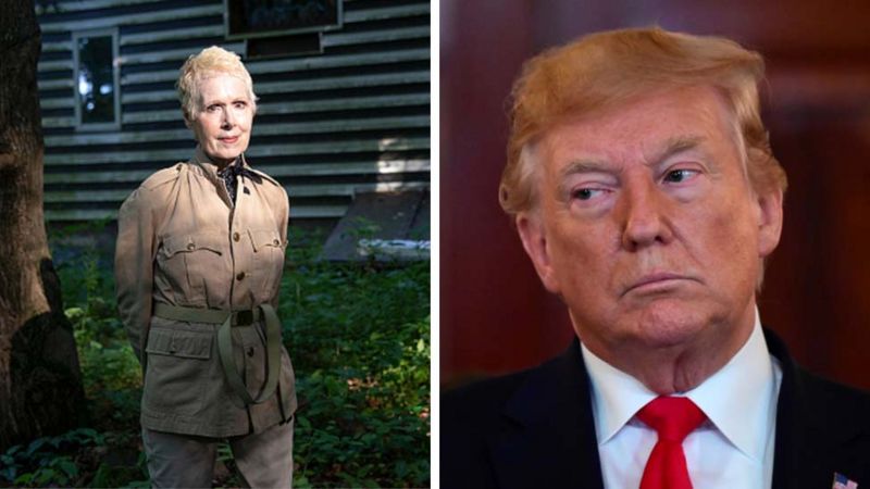 Trump faces civil trial for E Jean Carroll rape allegation - BBC News