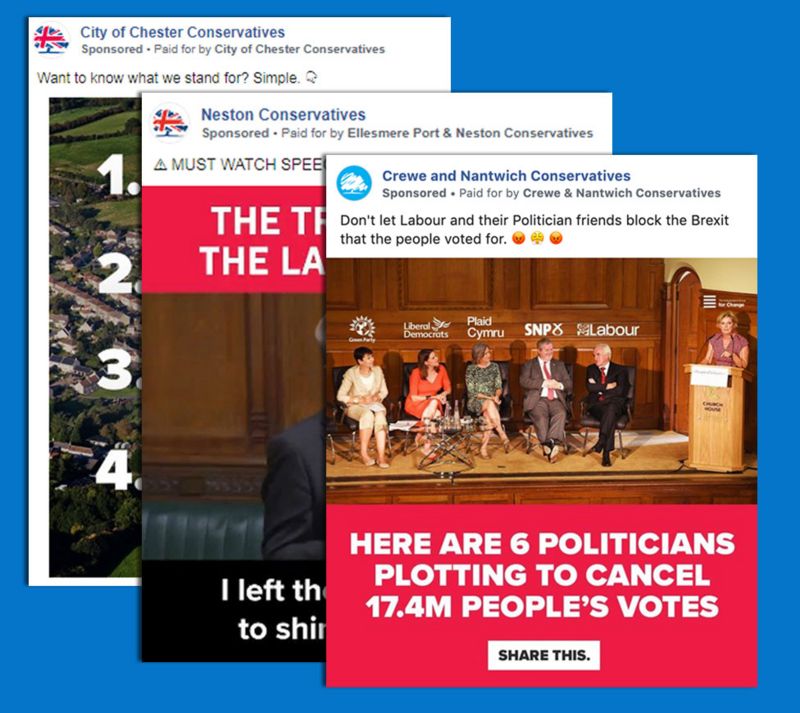Conservative Party targets over-45s with Facebook Brexit ads - BBC News
