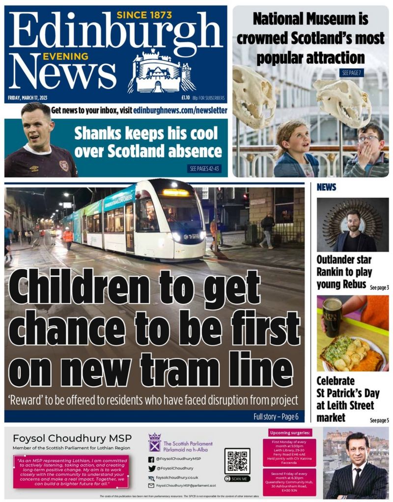 Scotland's papers: SNP membership fallout and Yousaf's Ukraine gaffe ... Scotland's papers: SNP membership fallout and Yousaf's Ukraine gaffe ...