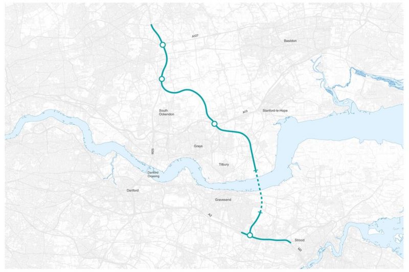 Lower Thames Crossing project delayed by two years - BBC News