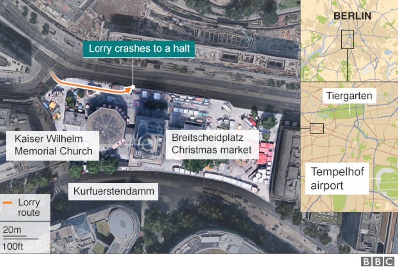 Berlin attack: German police unsure suspect was in lorry - BBC News