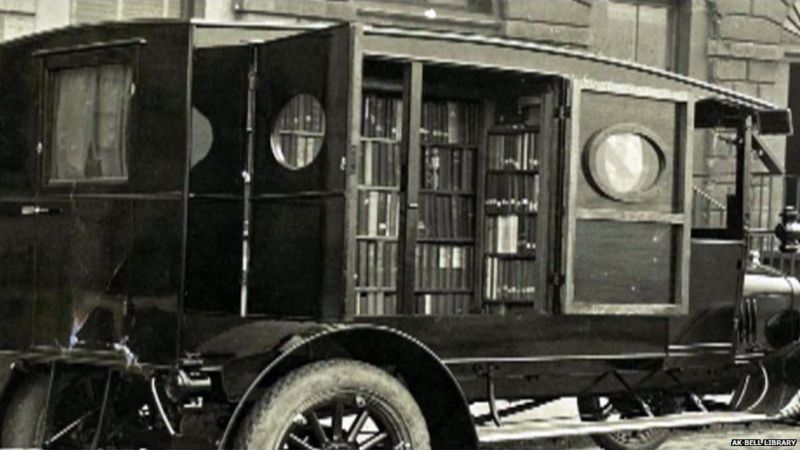Looking back at mobile library's opening chapter - BBC News