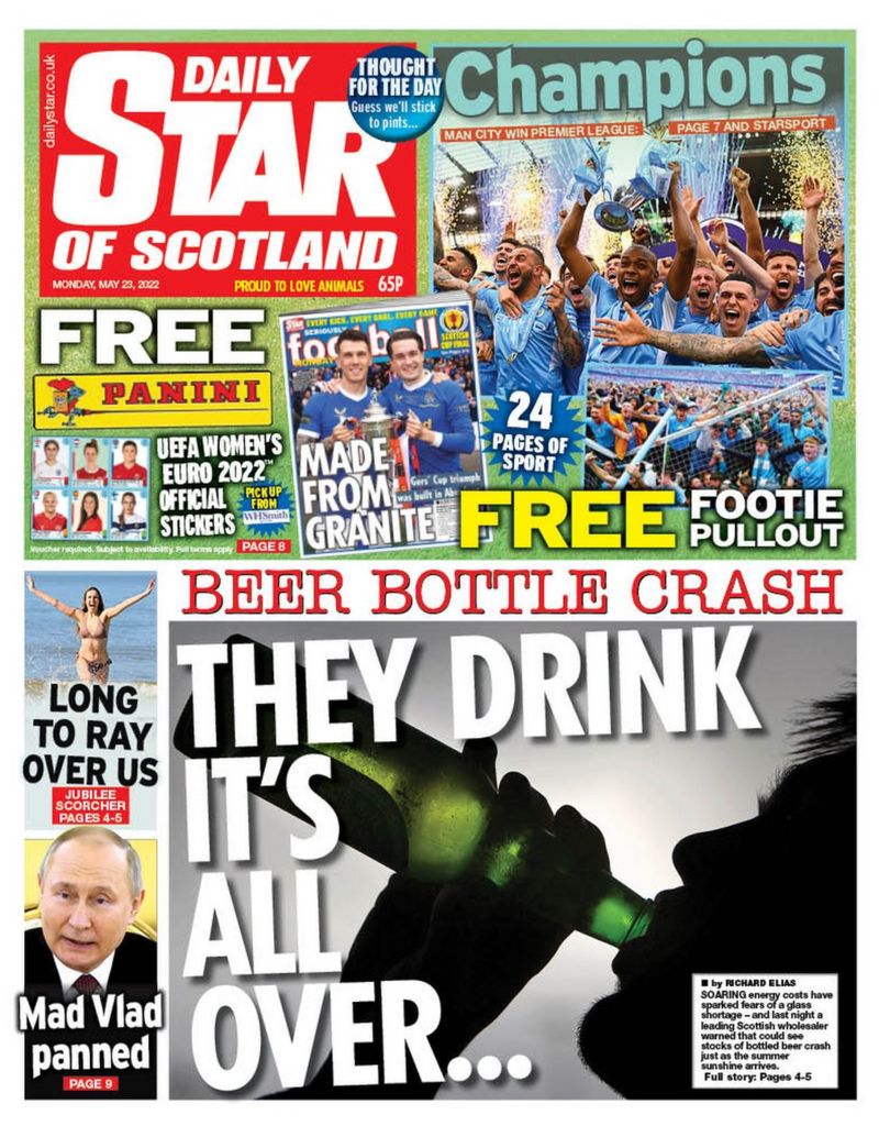 Scotland's papers: Energy bills to hit £3,000 and cost of rail chaos ...