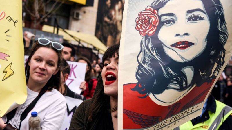 International Womens Day Strikes And Protests Around The World Bbc News