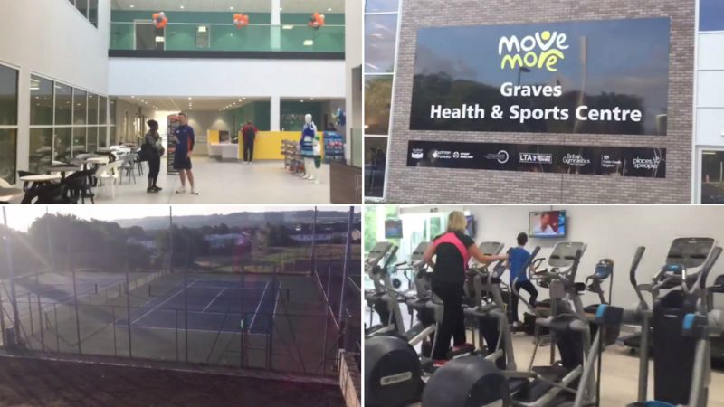 Revamped Graves Health and Sports Centre opens its doors - BBC News