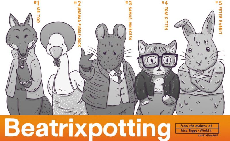 Comic artists reimagine Beatrix Potter characters - BBC News