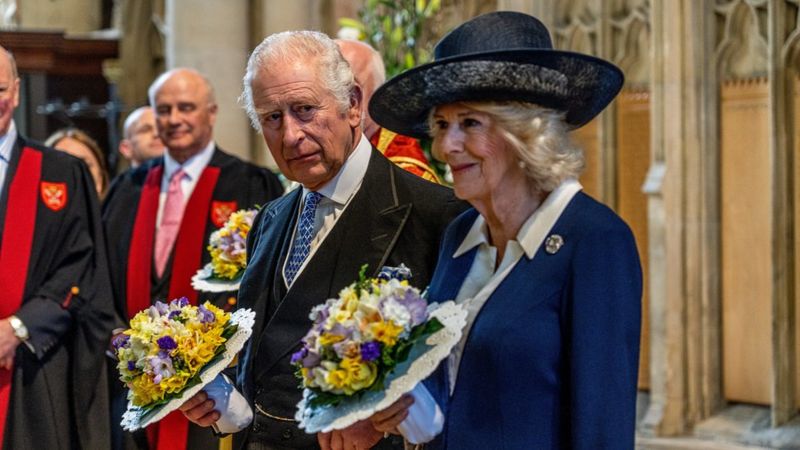 King Charles and Queen Consort join first Easter coins ceremony of ...