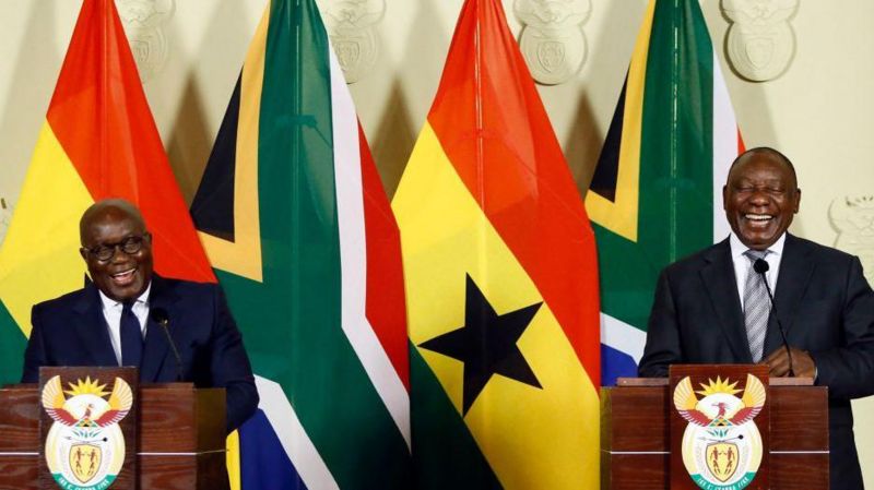 Ghana, South Africa agree visa-free entry to both kontris for 90 days ...