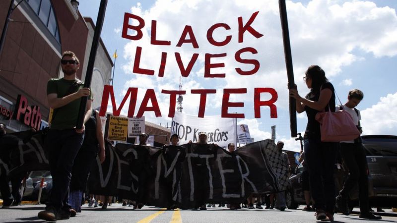 How Black Lives Matter was blamed for killing of US police officers ...