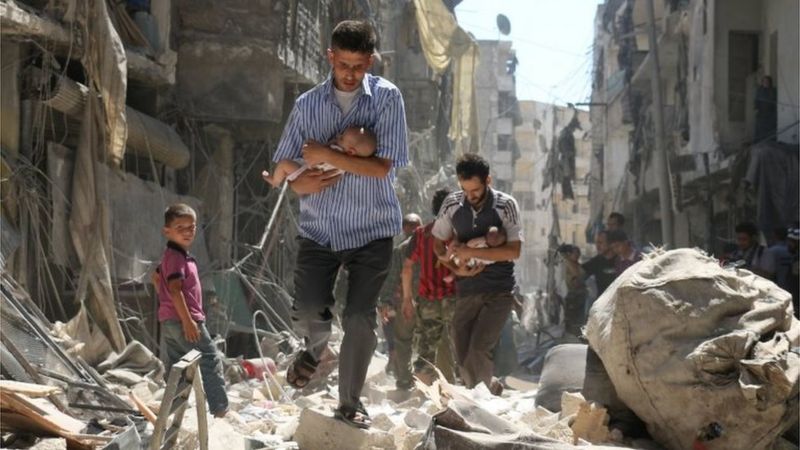 Six decisive points that changed Syria's war - BBC News