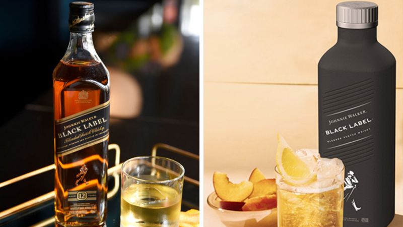Johnnie Walker whisky to be sold in paper bottles - BBC News