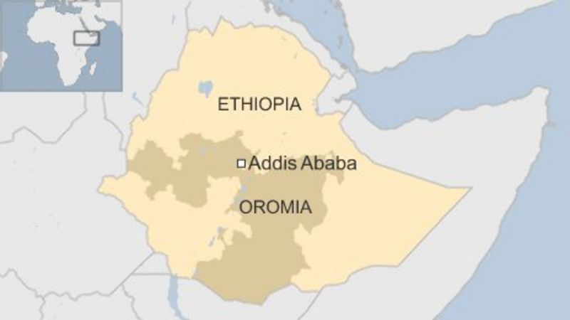 Oromia: Stampede at Ethiopia protest leaves 52 dead - BBC News