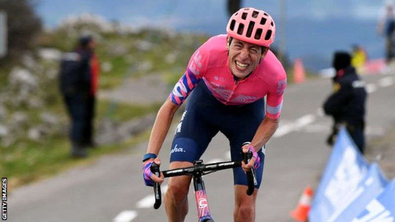 Hugh Carthy: Peter Crouch of cycling is part of new Brit pack - BBC Sport
