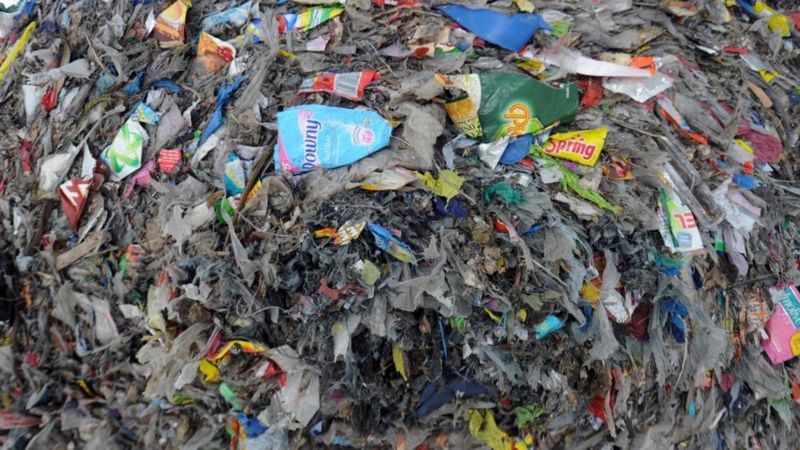Plastic pollution: One town smothered by 17,000 tonnes of rubbish - BBC ...