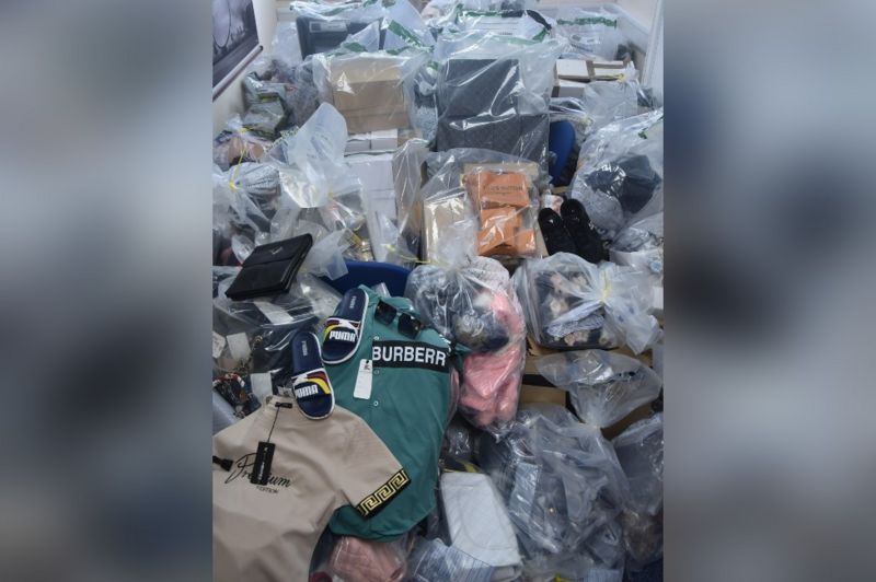 Middlesbrough: Seized fake goods 'worth more than £5m if real' - BBC News