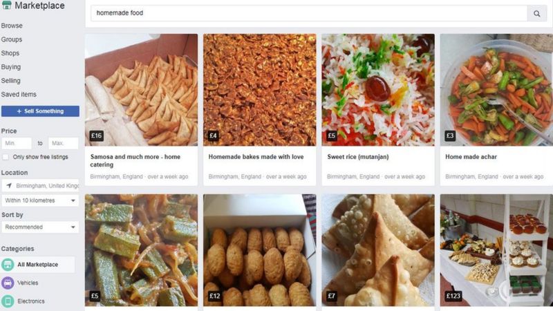 Homemade food: The home cooks selling hot dinners on Facebook - BBC News