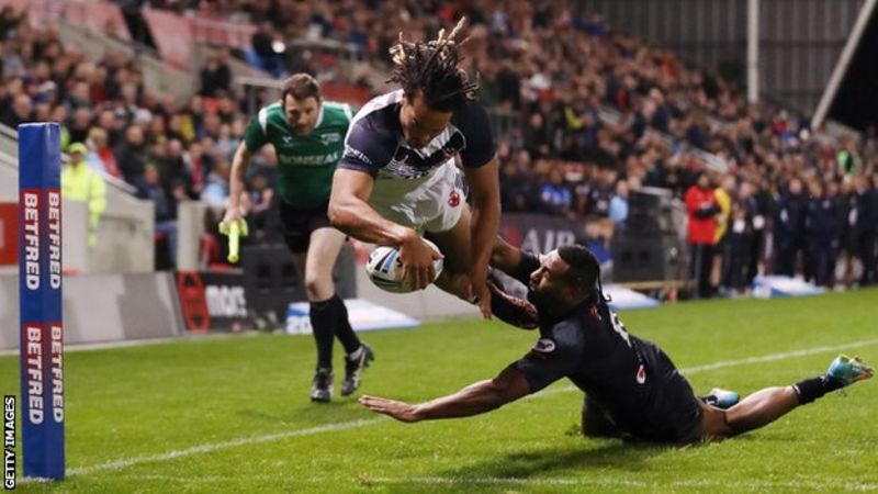 England 50-0 Fiji: Dominic Young stars on debut in Rugby League World ...