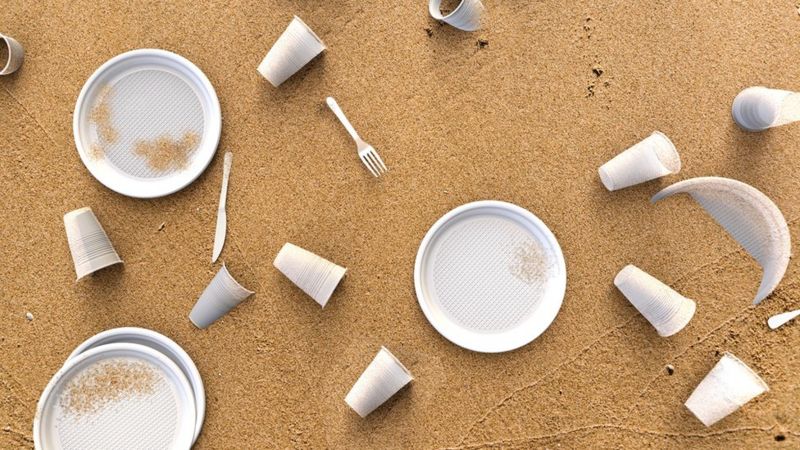 Plastic: Single-use cutlery and plates to be banned in England - BBC ...
