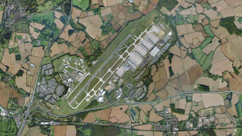 Stansted Airport marks 80 years since opening as US airbase - BBC News