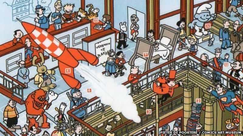 Belgian comic books turn over a new page - BBC News