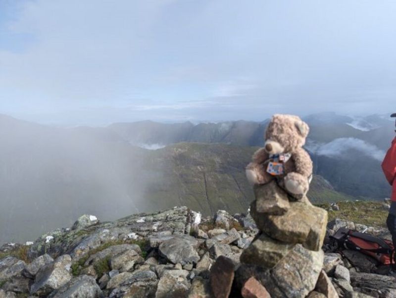 Munro-bagging teddy bear rescued from Glencoe peak - BBC News