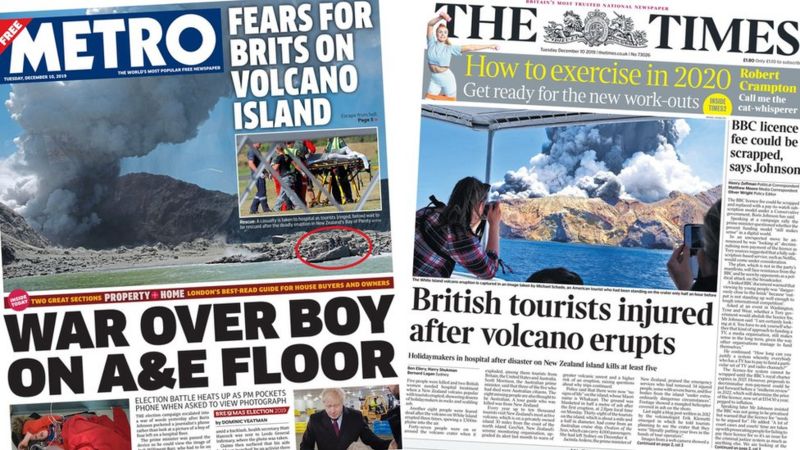 News Daily: Volcano latest and election messages hammered home - BBC News