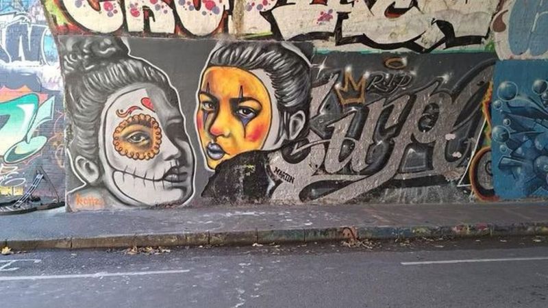 Bristol rapper SirPlus: Mural painted over by mistake - BBC News