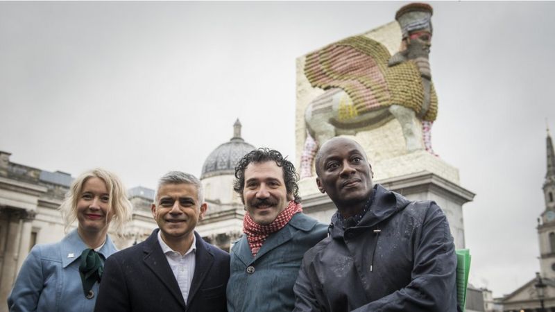 Latest Trafalgar Square Fourth plinth artwork unveiled - BBC News