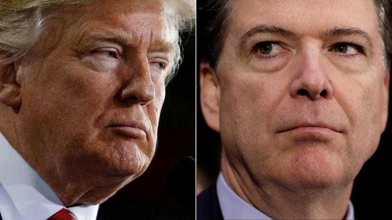 Trump Hits Back At Comey And Lies Bbc News