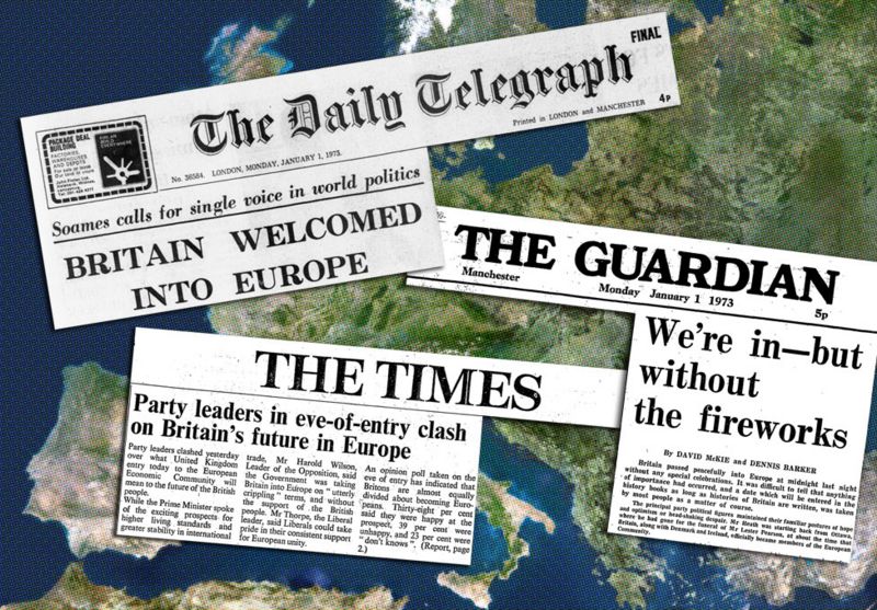Britain and Europe: How the papers changed - BBC News