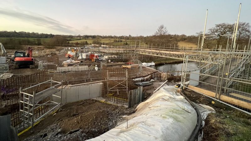 Hazlehurst Bridge in Staffordshire to be rebuilt by summer - BBC News