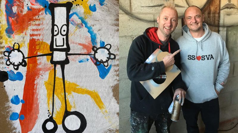 Coronavirus: Young boy's lockdown art project goes global - BBC News