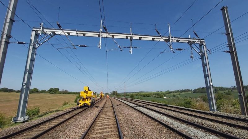 Work starts on Midland Main Line electrification - BBC News
