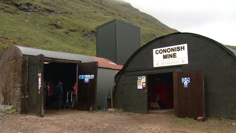 First gold 'poured' from Cononish mine - BBC News