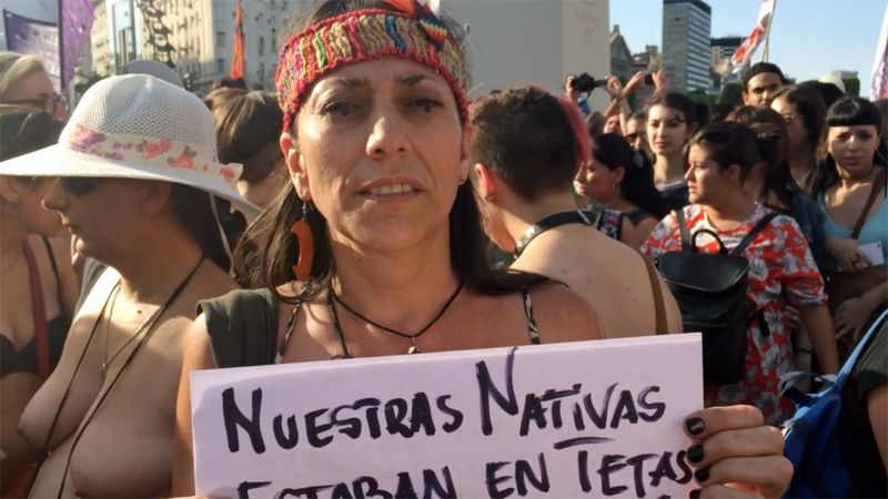 International Womens Day More Than A Topless Protest Bbc News