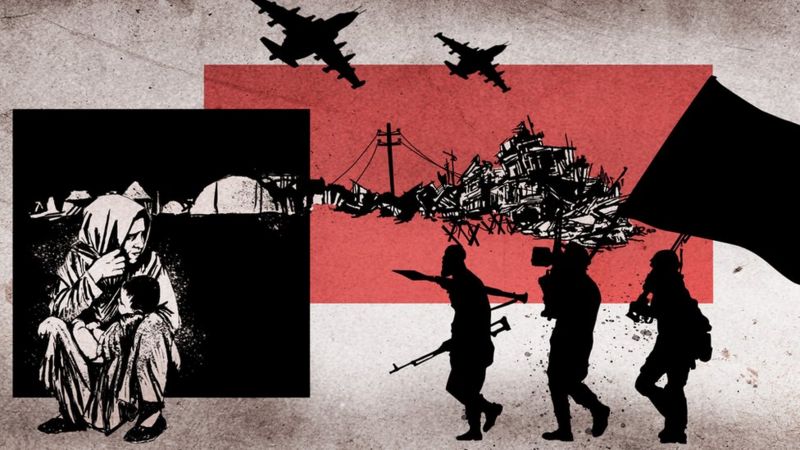 Idlib before the war: Carpets, olives and handcrafts - BBC News