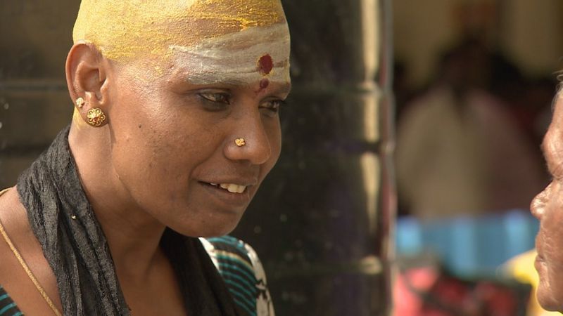 How Indians shave their head and hope for luck - BBC News