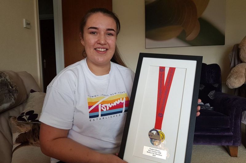 Stephen Heaney: Marathon victim's family warn of risks - BBC News