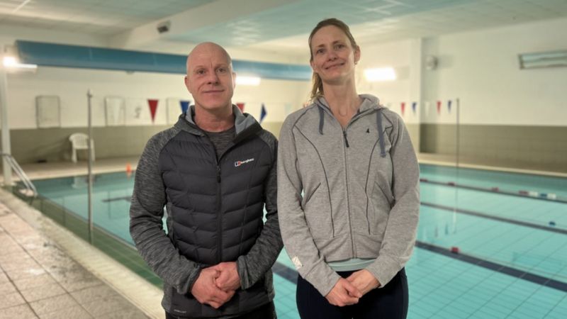 GL1 leisure centre: 'It's amazing to be back where I belong' - BBC News
