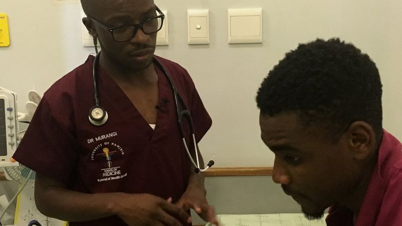 Namibia's 'home-grown doctors' start to make a difference - BBC News