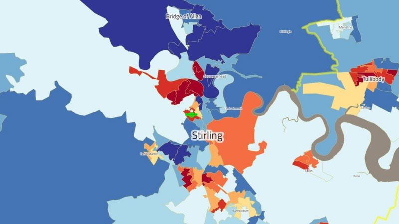 Scotland's most and least deprived areas named - BBC News