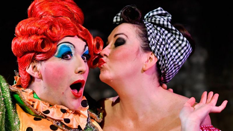 Musicals, plays and pantos cancel shows after Covid-19 outbreaks - BBC News